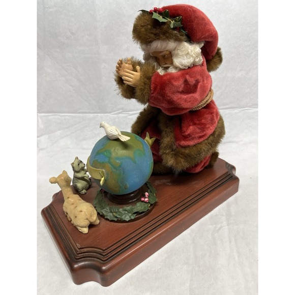 Gemmy | Holiday | Gemmy Animated Santa Christmas Music Lighted Peace On ...